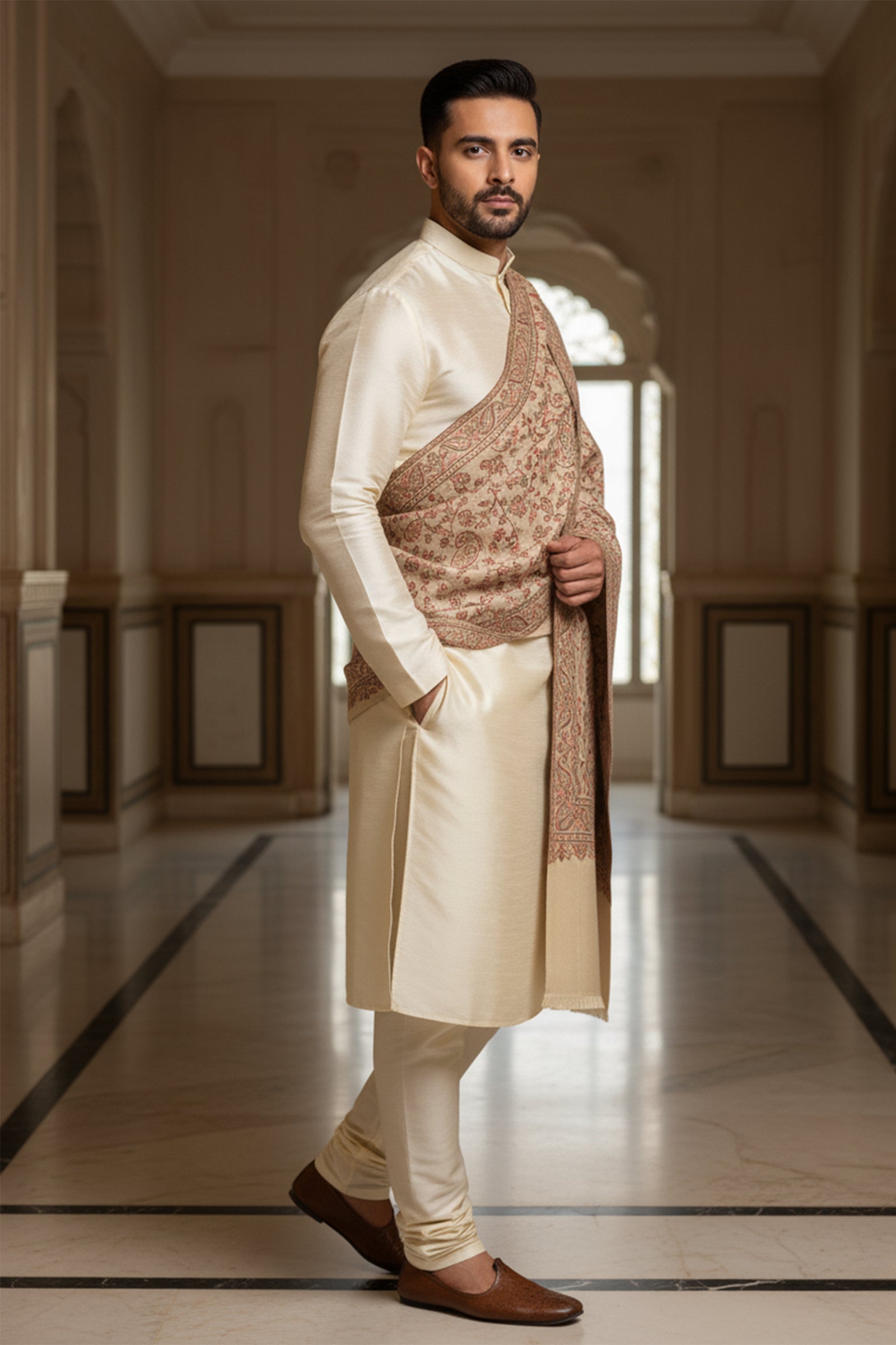 Kani Jaal Shawl for Men – Rivaayat Collections